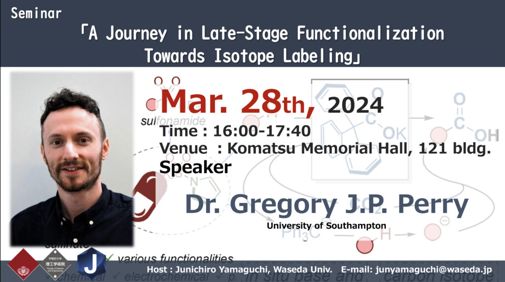 Seminar, Mar 28th, 2024: Dr. Gregory J. P. Perry [University of ...